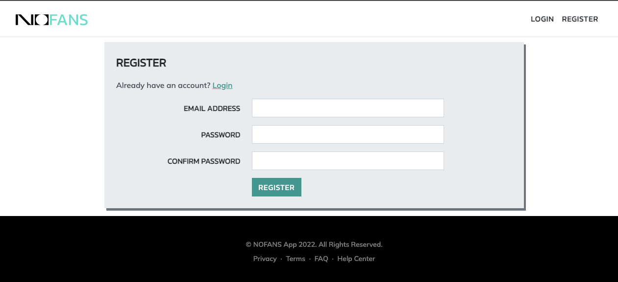 NOFANS App Documentation