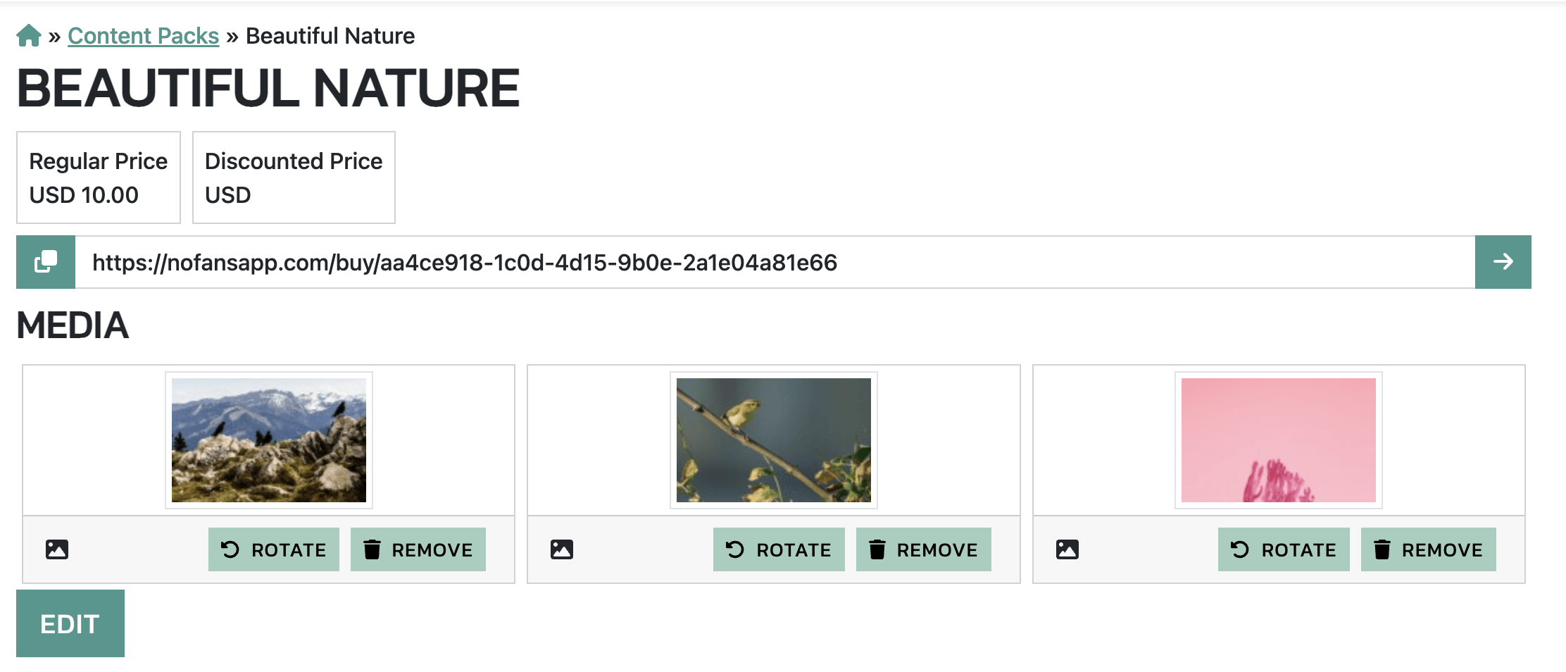 NOFANS App Documentation