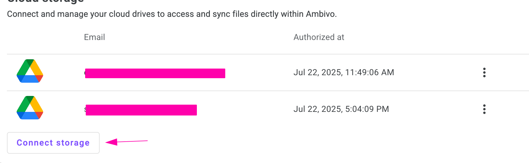 Ambivo Documentation