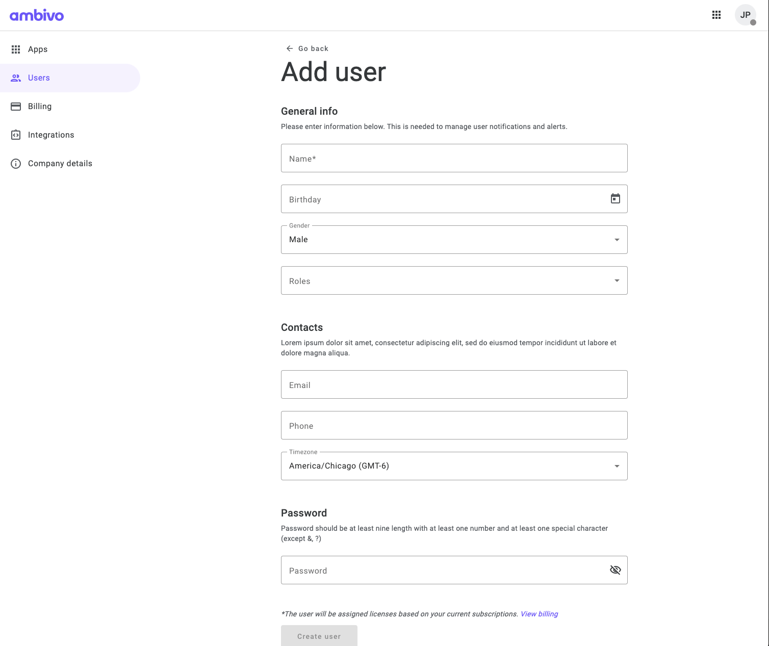 Ambivo Documentation